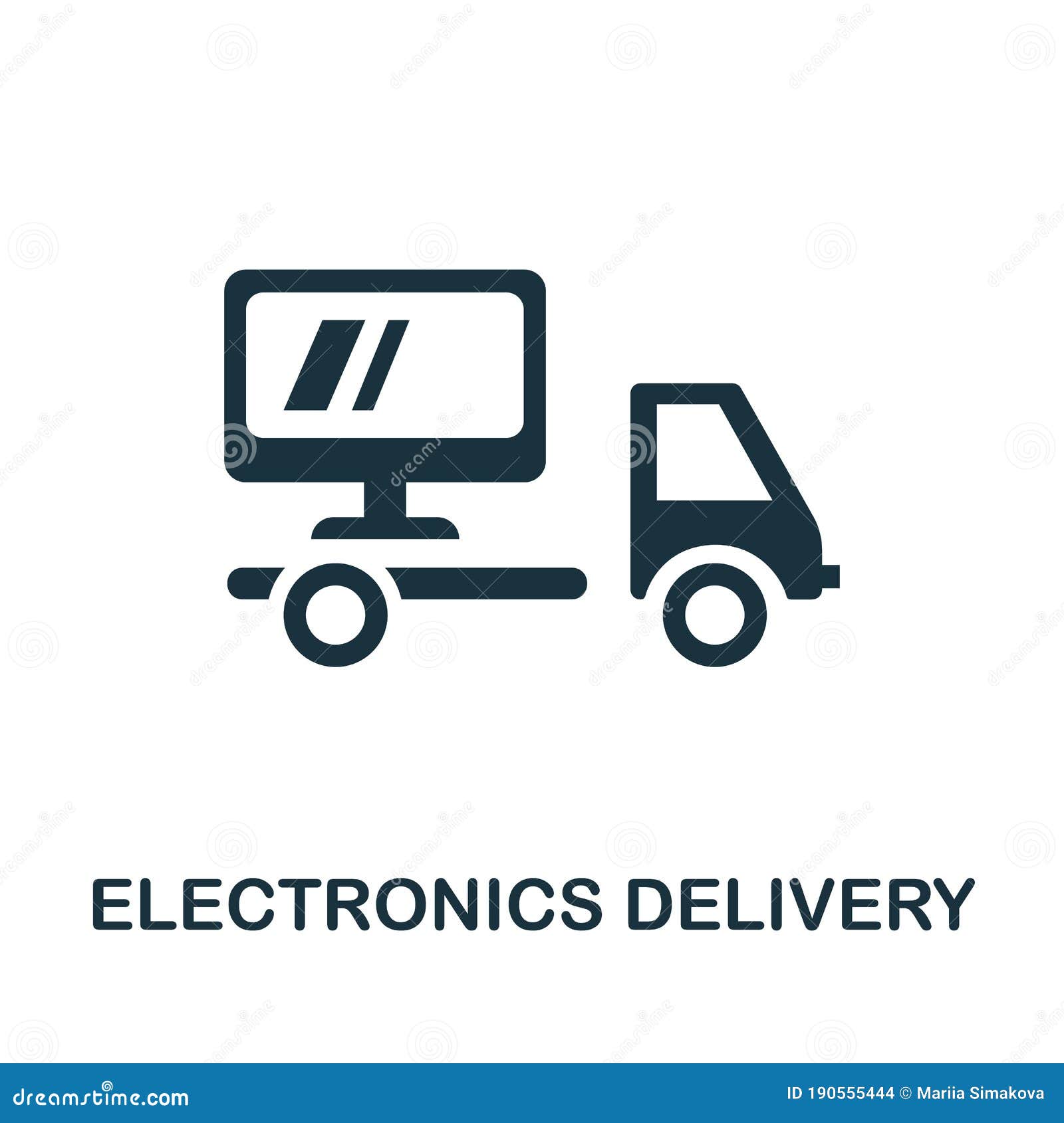 Electronics Delivery Icon. Simple Element from Delivery Collection ...