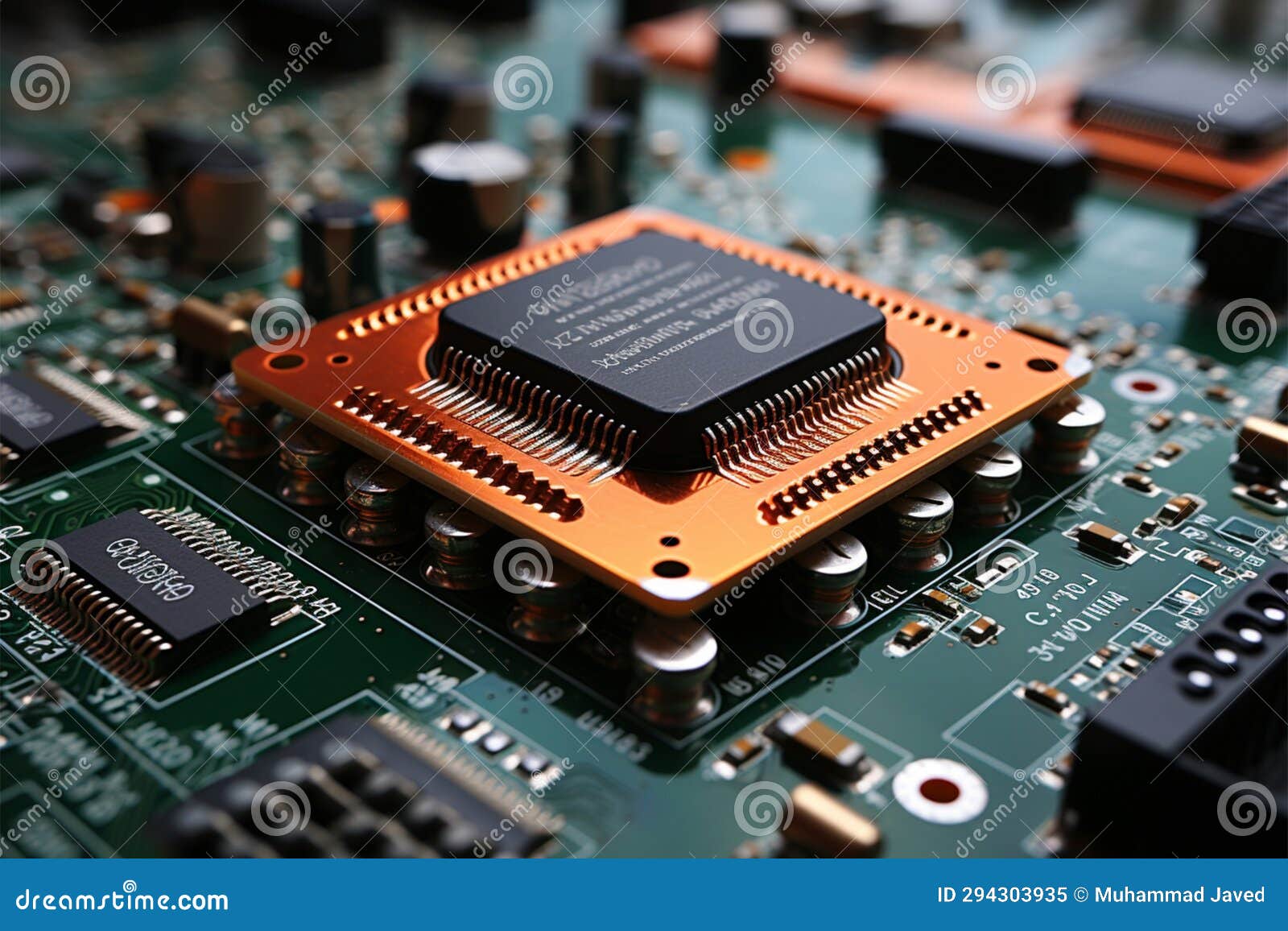Electronics Integrated Thin Line Symbols. Vector Illustration ...