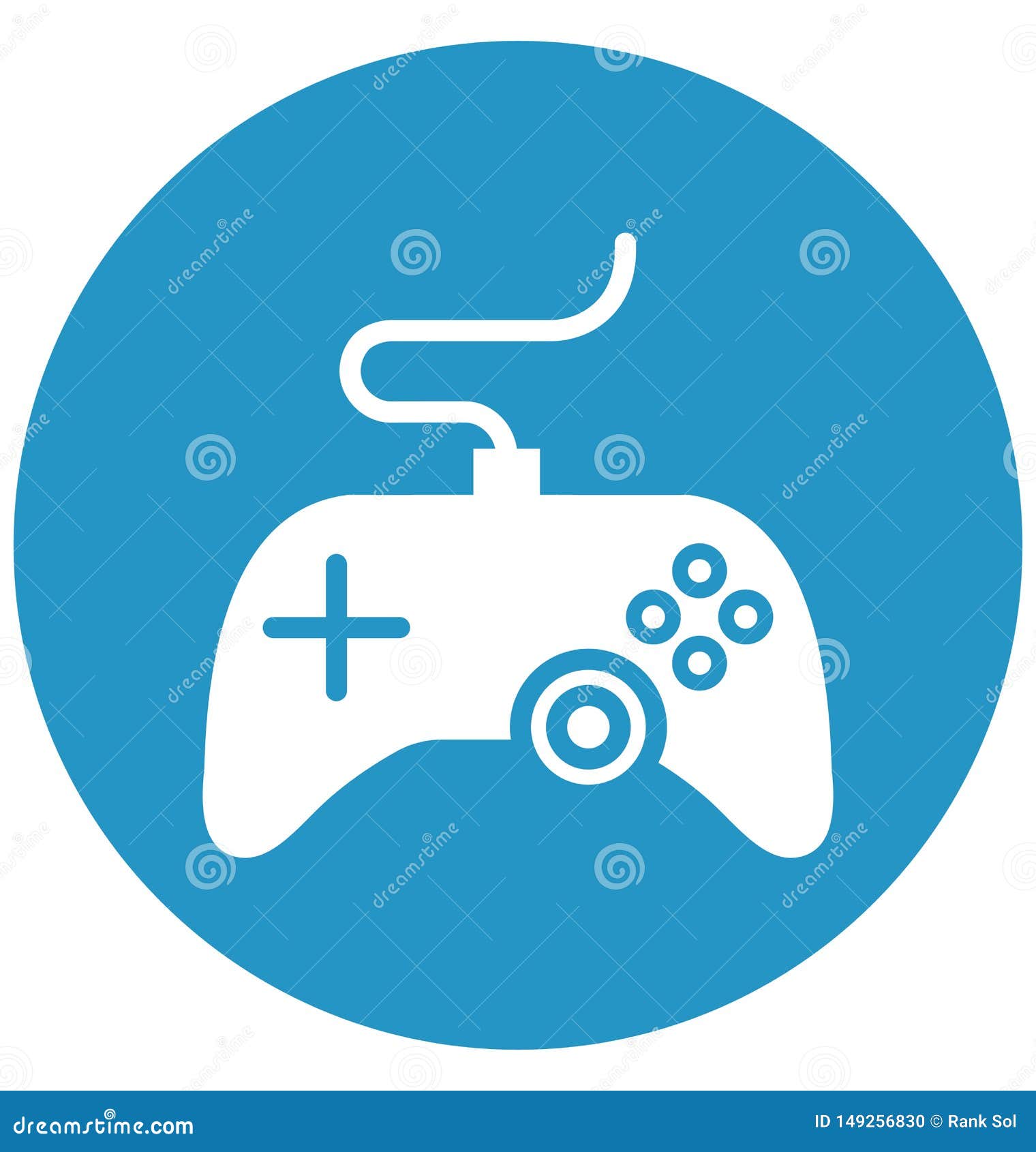 Control Pad Isolated Vector Icon Which Can Easily Modify or Edit Stock ...