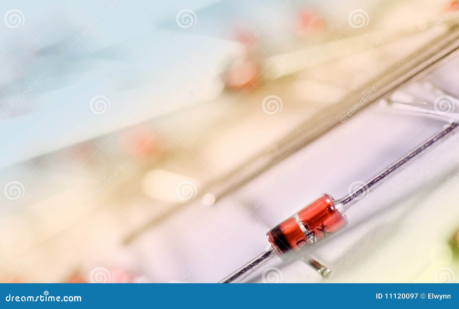 Electronics of Diode in DIP Style Stock Image - Image of electronic ...