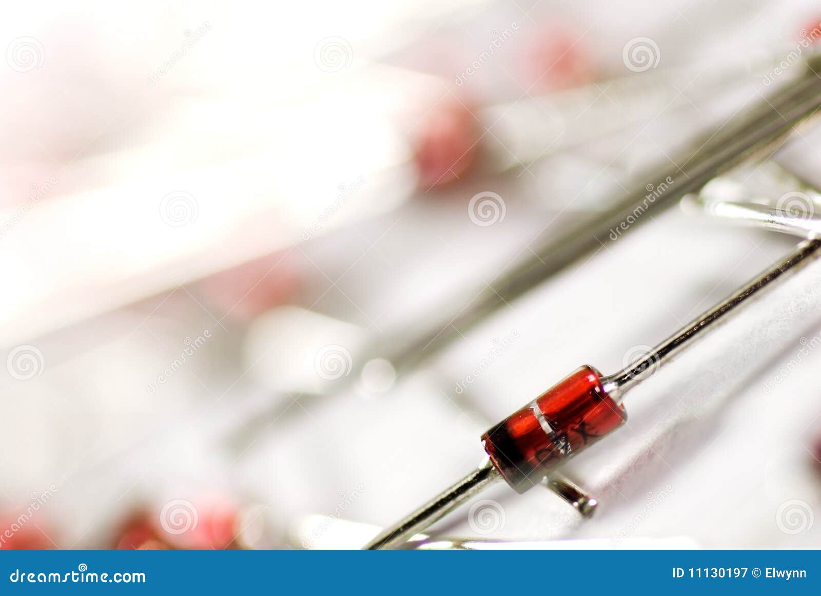 Electronics of Diode in DIP Style Stock Image - Image of color ...