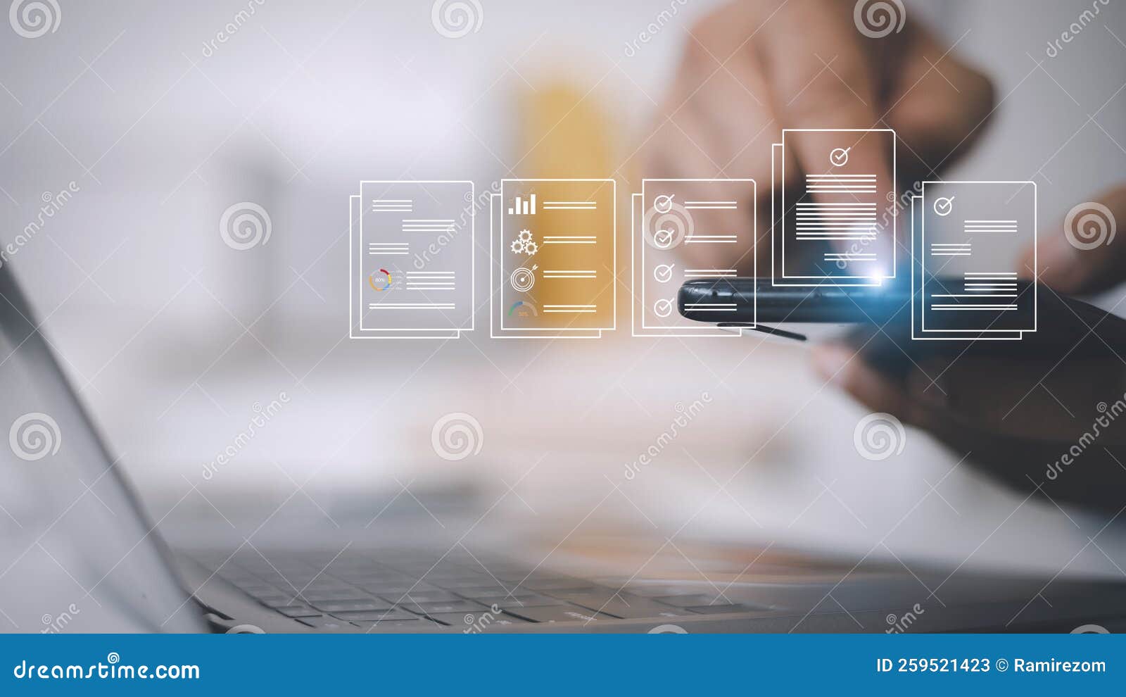 Electronics Document Icons, E-document Management, Online Documentation ...