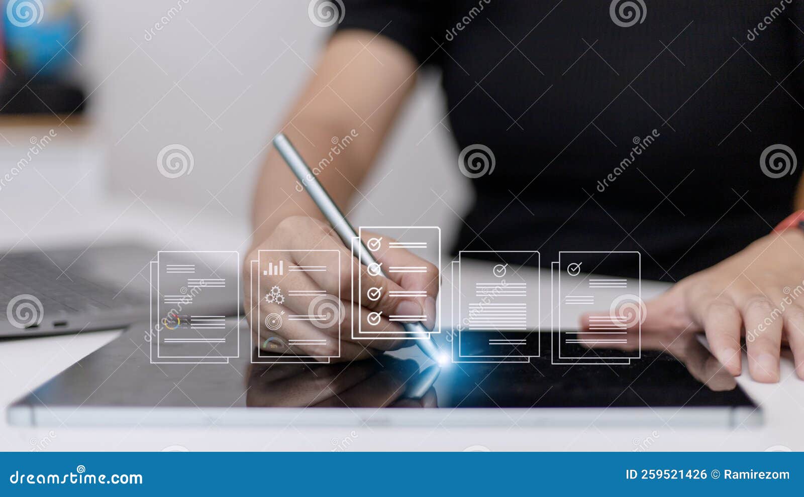 Electronics Document Icons, E-document Management, Online Documentation ...