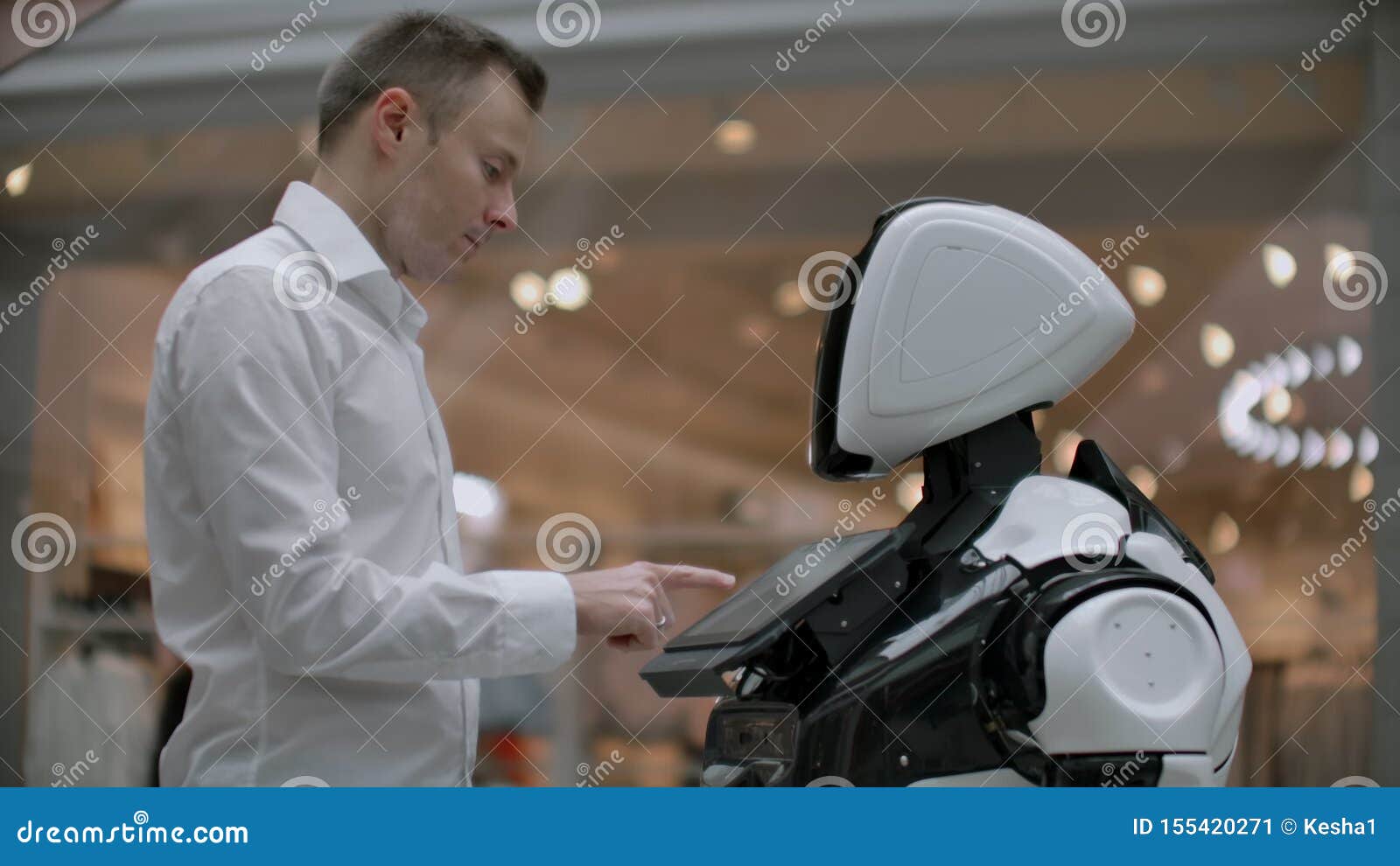 Electronics Engineer Working, Scientist Inventor on Robot Construction ...