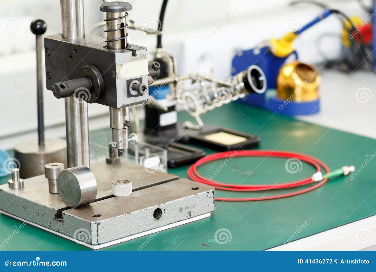 Electronics Equipment Assembly Workplace Stock Photo - Image of element ...