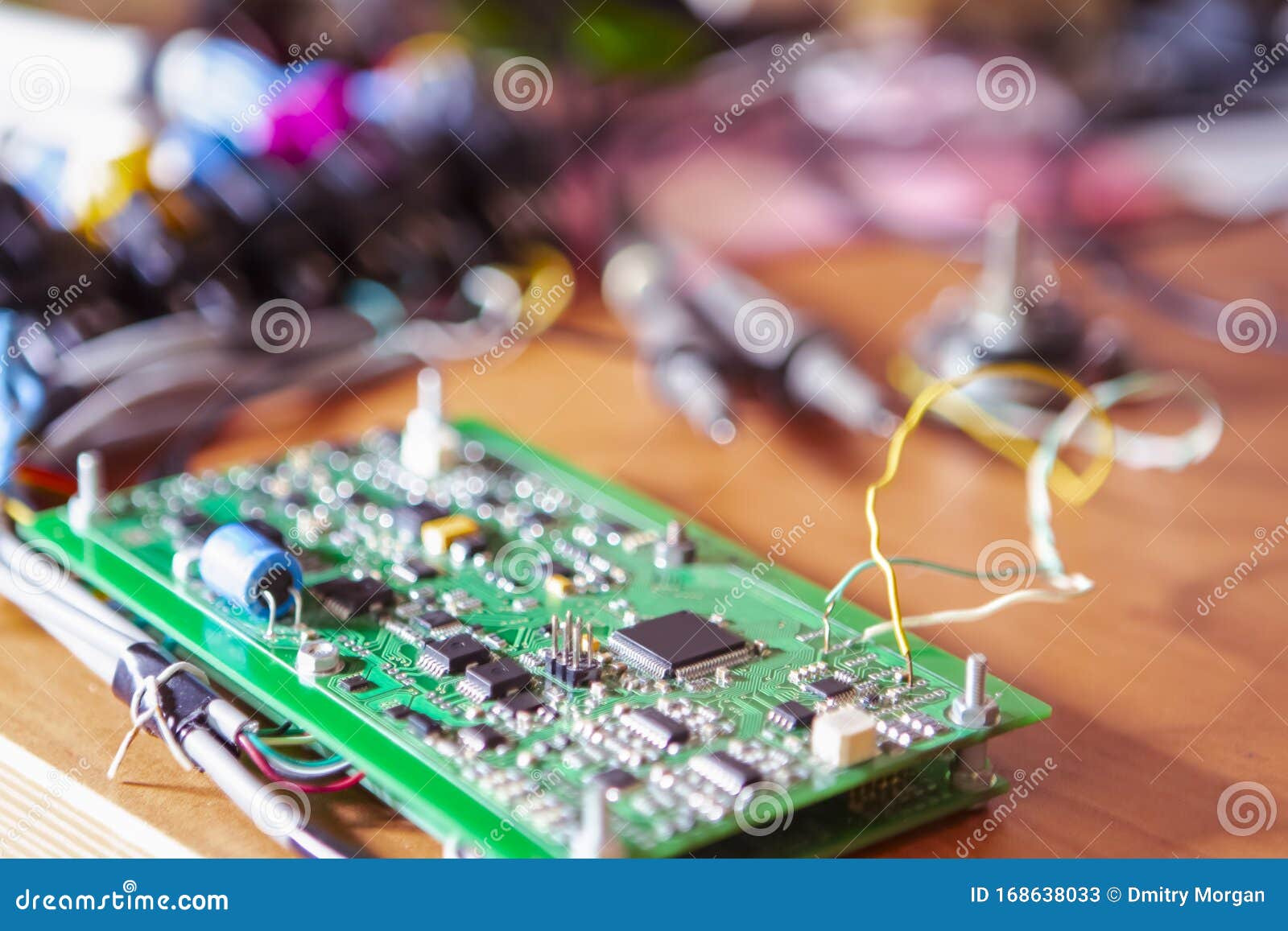 Electronics Ideas. Automotive Printed Circuit Board with Surface ...