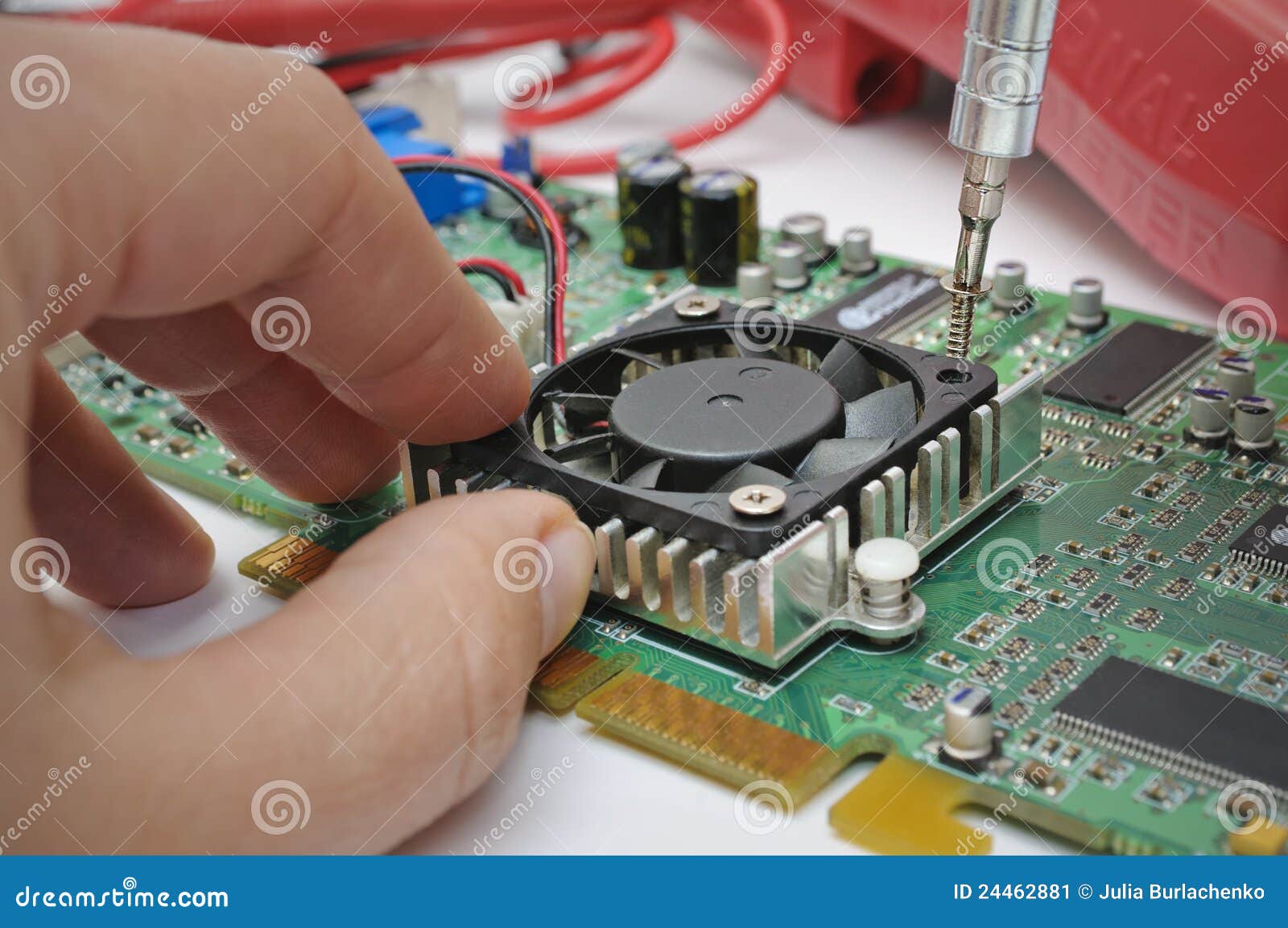 Electronics laboratory stock image. Image of computer - 24462881