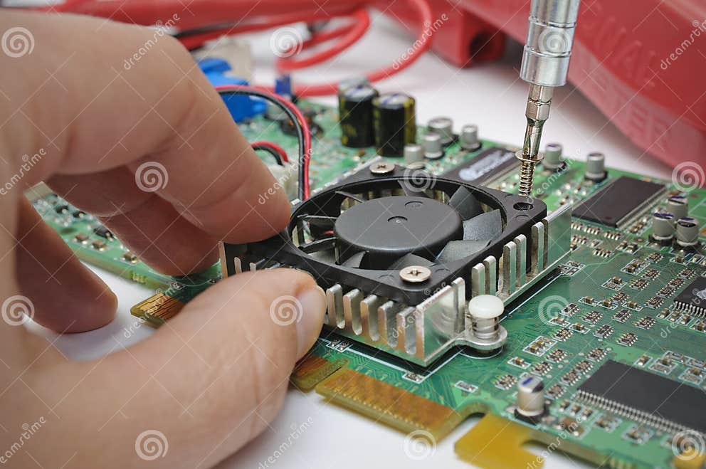 Electronics laboratory stock image. Image of computer - 24462881