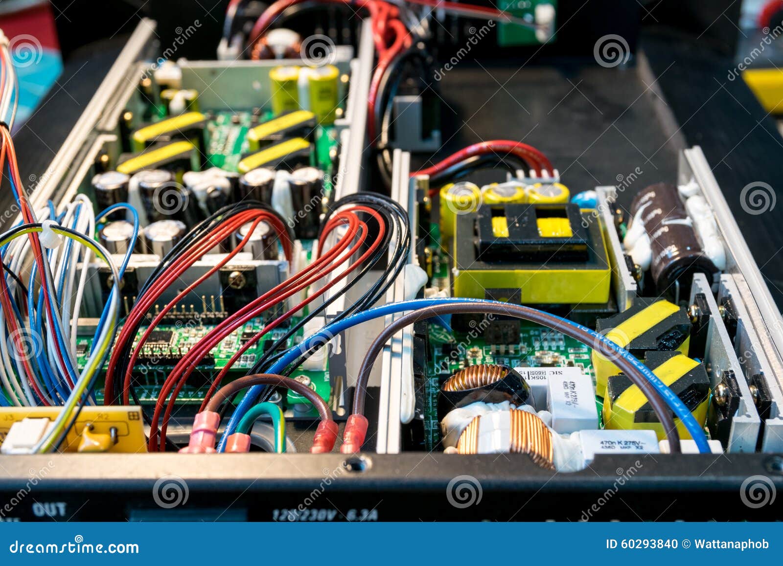 Electronics Powers Control. Stock Photo - Image of chip, engineering ...