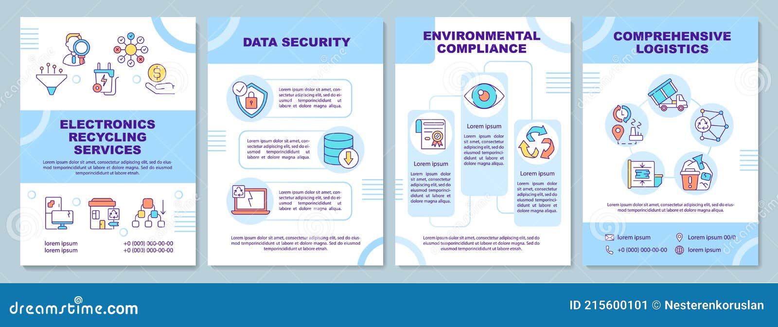 DTP Services Brochure Template Layout. Desktop Publishing Service ...