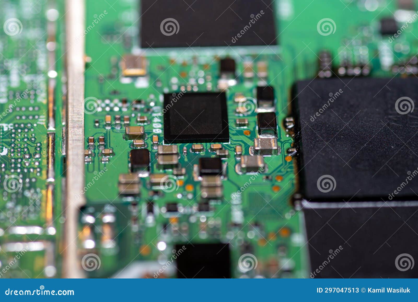 Electronics stock image. Image of electronic, green - 297047513