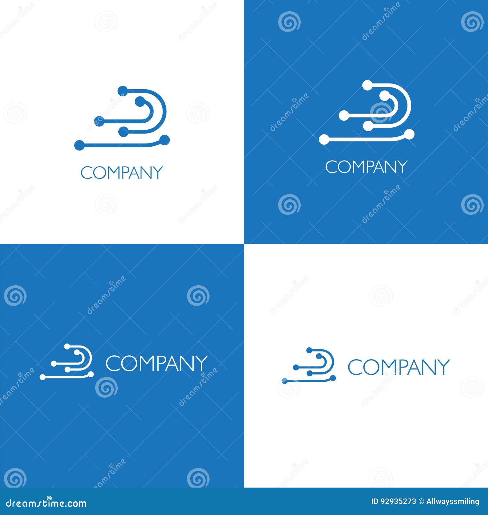 Electronics Services or Goods Company Logo Stock Vector - Illustration ...