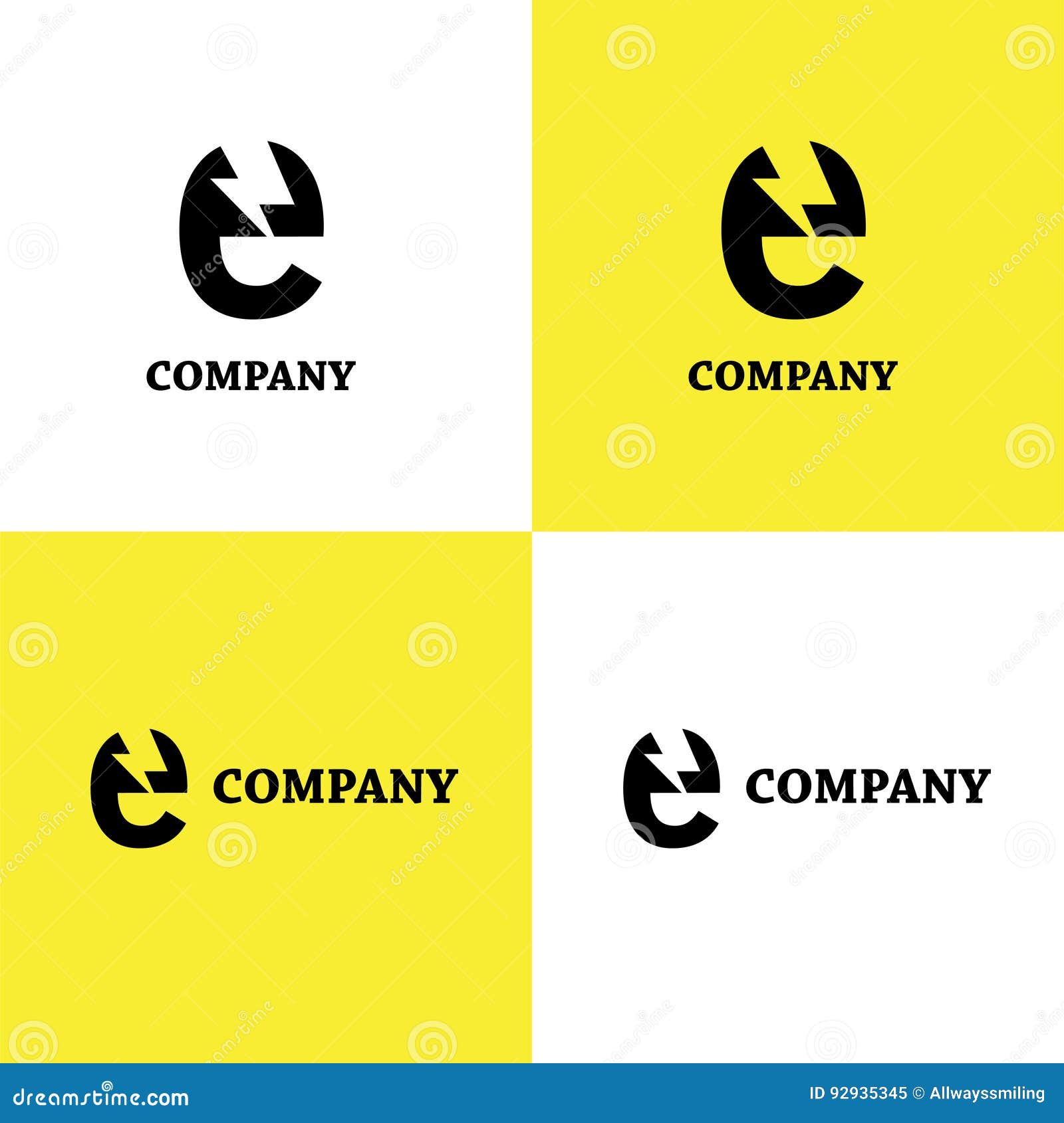 Electronics Services or Goods Company Logo Stock Vector - Illustration ...