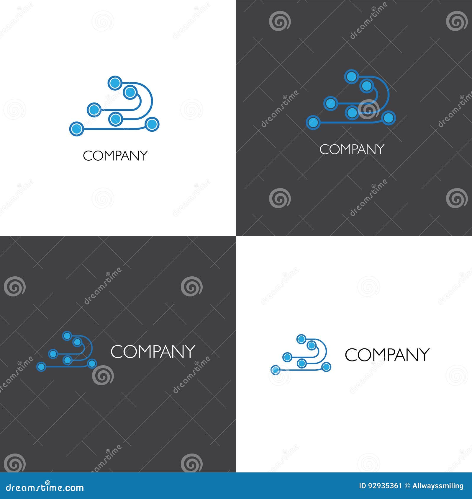 Electronics Services or Goods Company Logo Stock Vector - Illustration ...