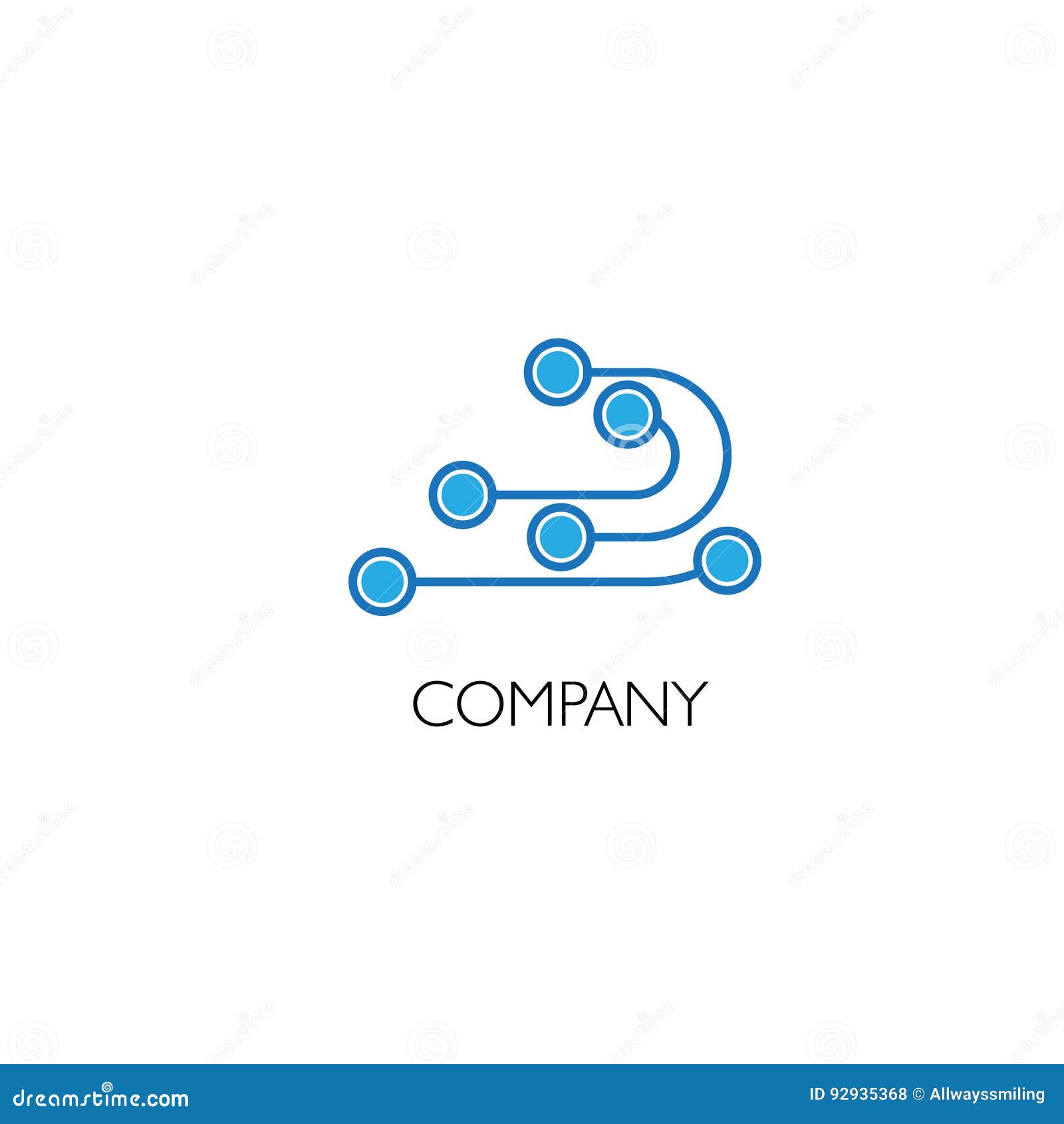 Electronics Services or Goods Company Logo Stock Vector - Illustration ...