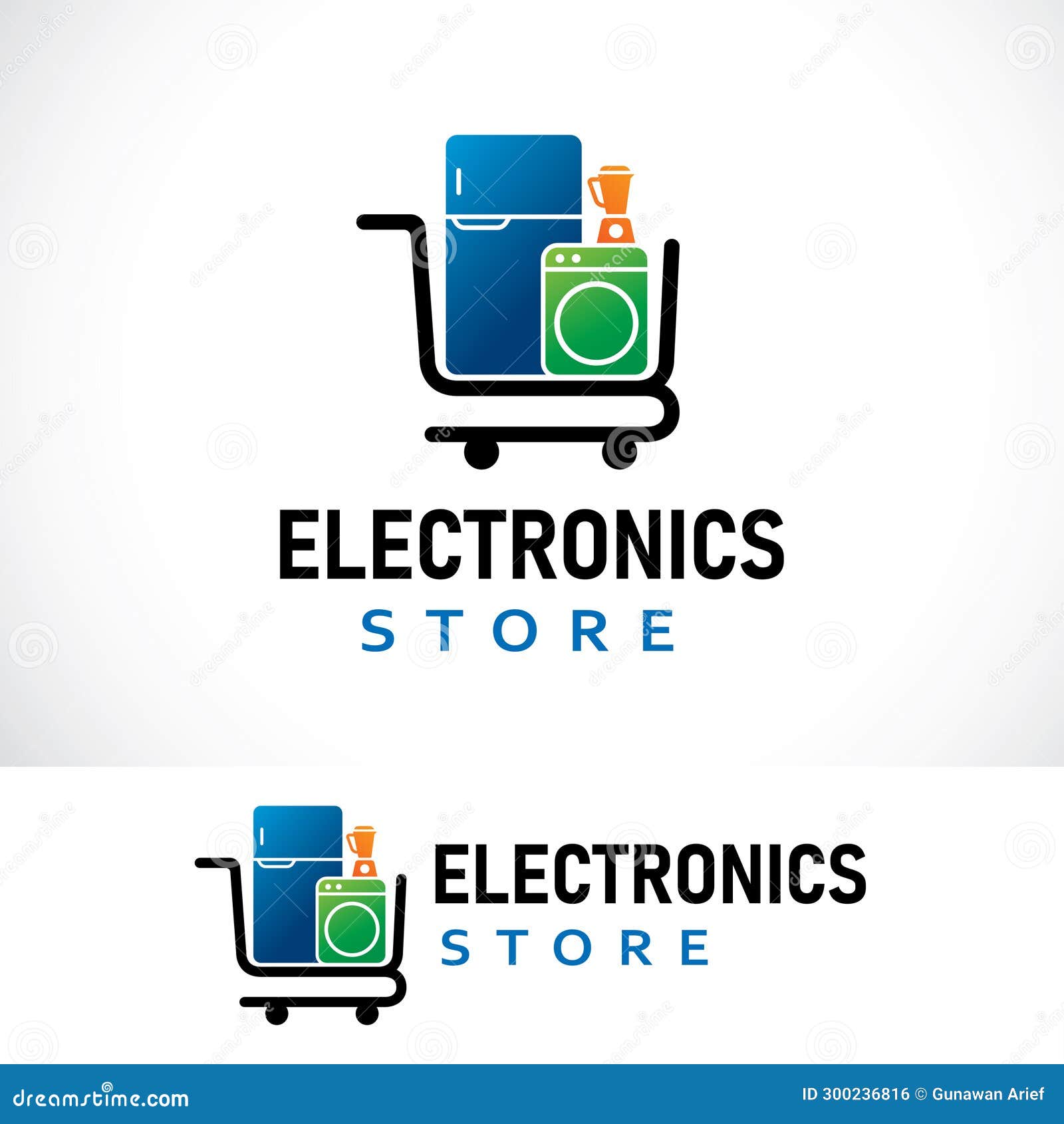 Electronics Store Logo Design Template Stock Vector - Illustration of ...
