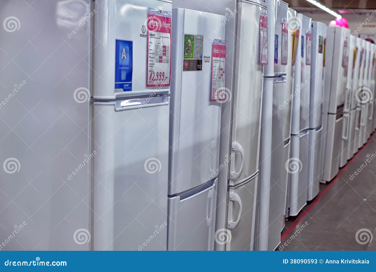Electronics Stores,refrigerator Editorial Stock Photo - Image of food ...