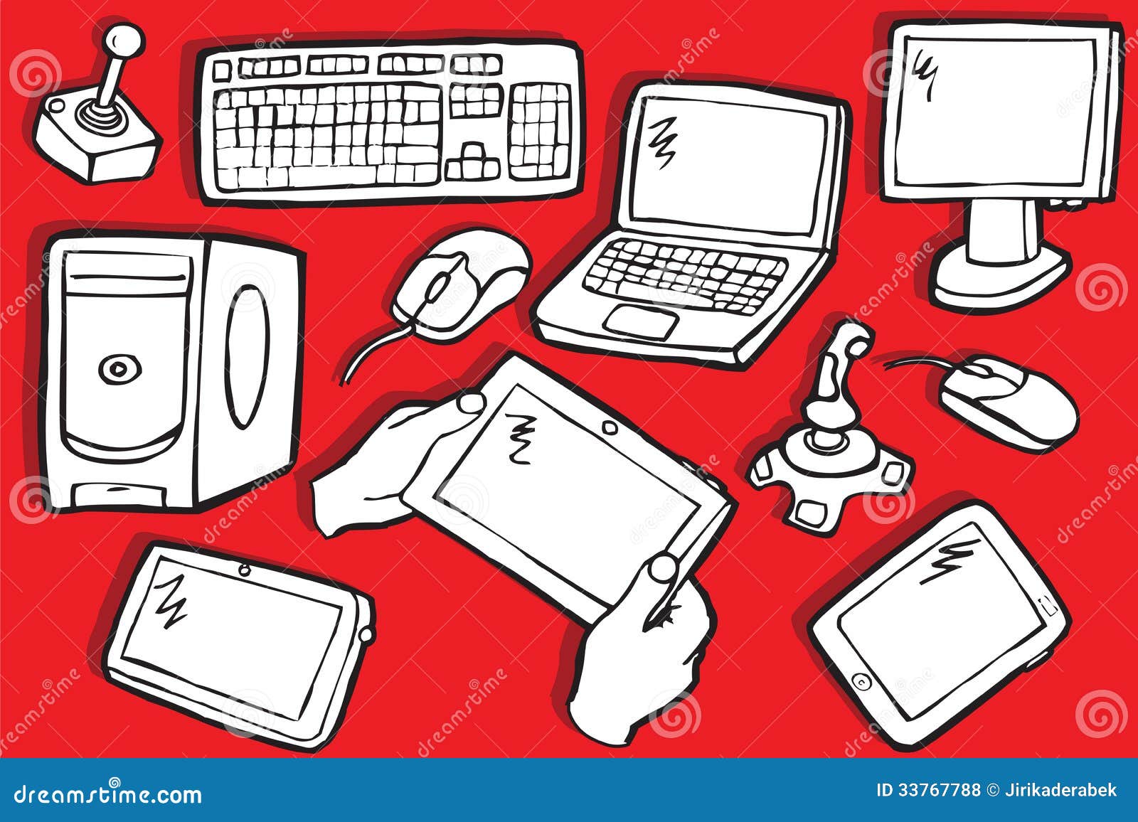 Electronics symbols stock vector. Illustration of element - 33767788