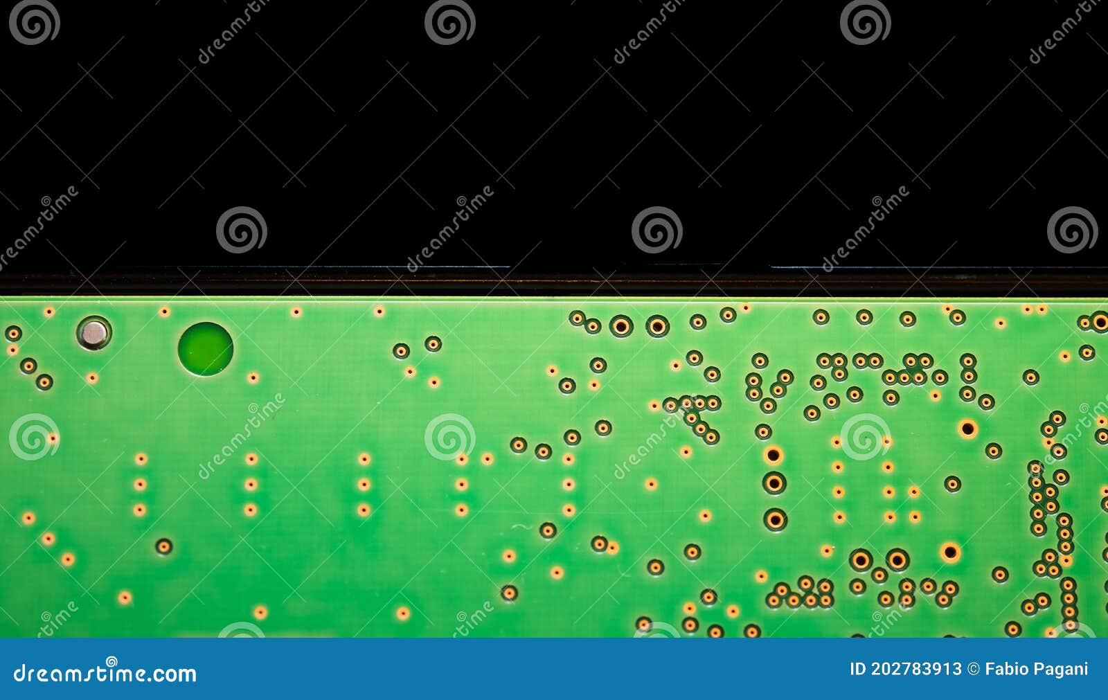 Electronics Modern Green Printed Integrated Circuit Board Black Copy ...