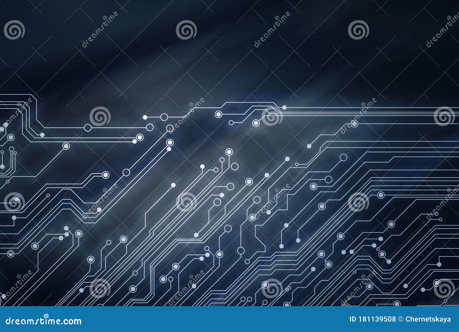 Electronics and Technology. Circuit Board Pattern Stock Illustration ...