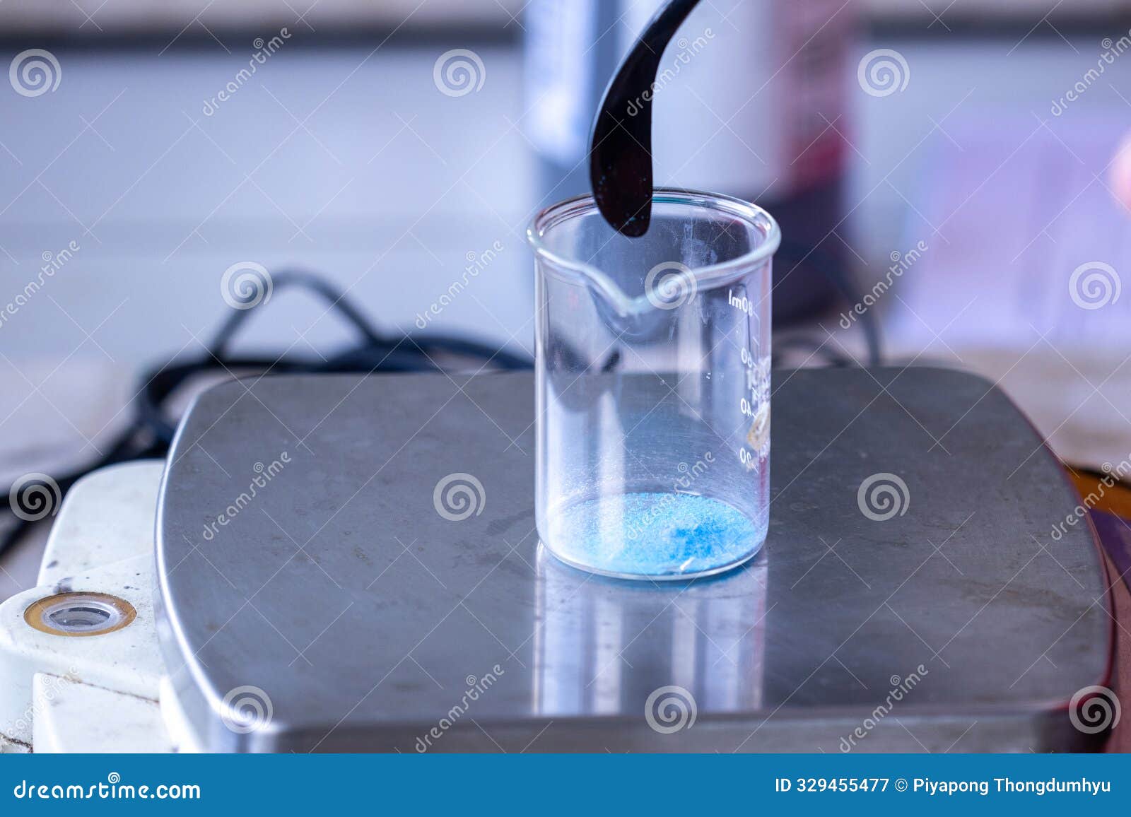 Electroplating Experiment In Chemistry Laboratory. Royalty-Free Stock ...