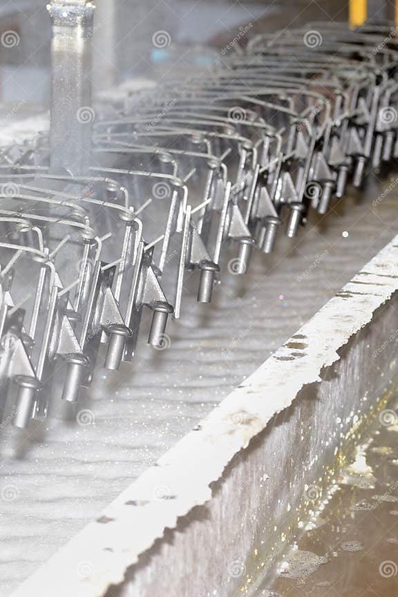 Electroplating in progress stock photo. Image of dipping - 78442414
