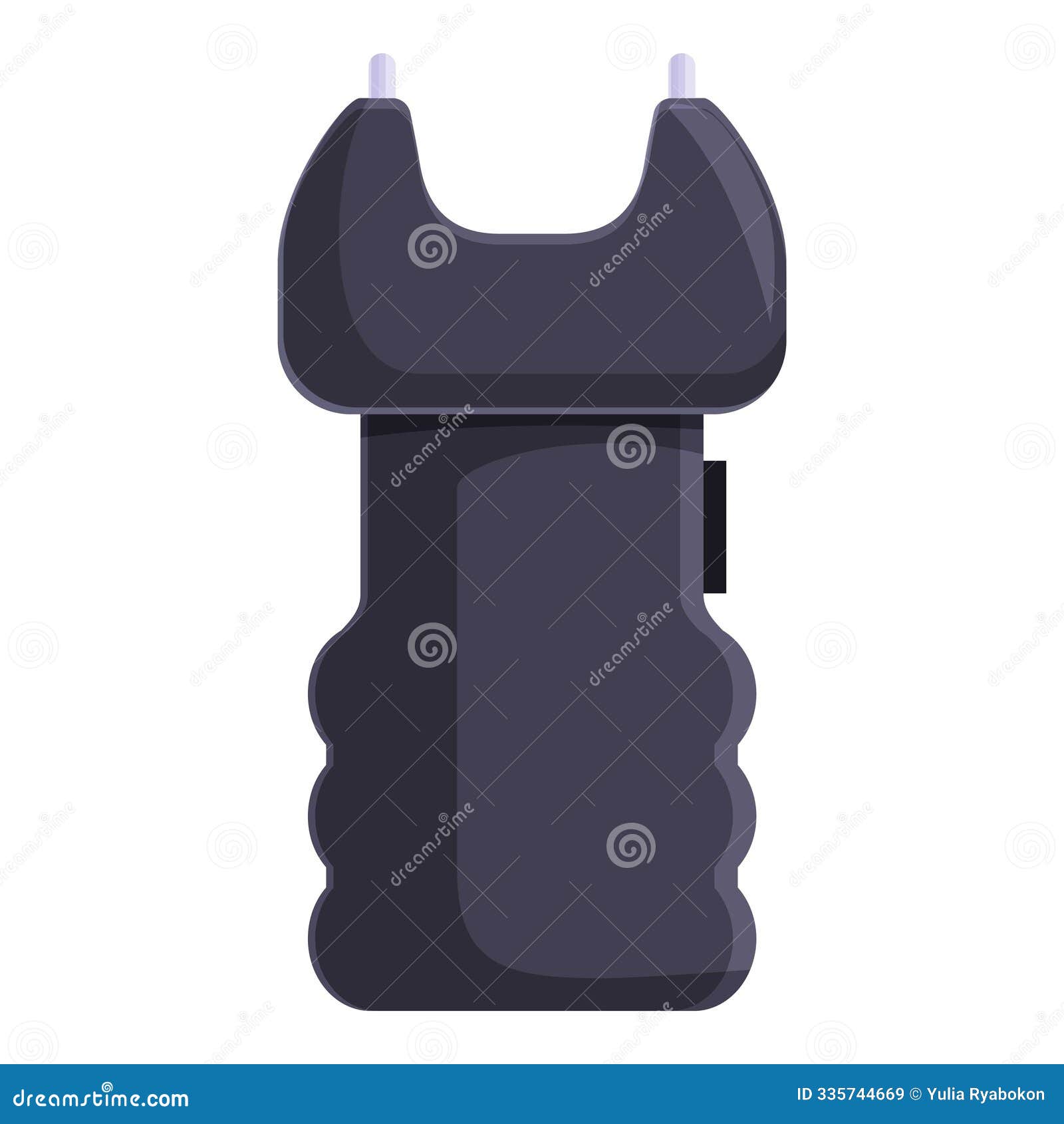 Electroshock Weapon Delivering High Voltage Discharge Stock Photography ...