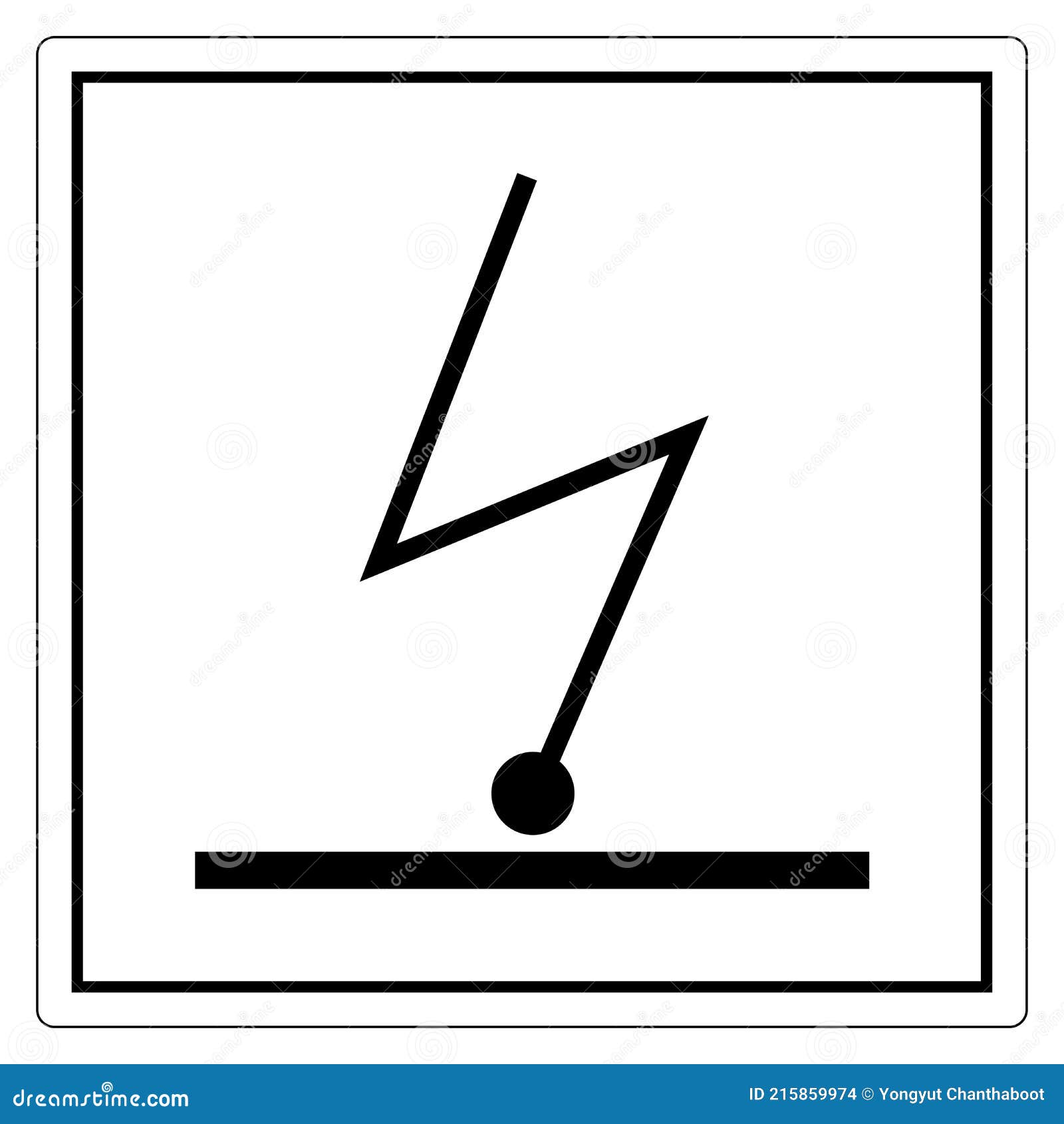 Electrostatic Charge Symbol Sign, Vector Illustration, Isolate on White ...