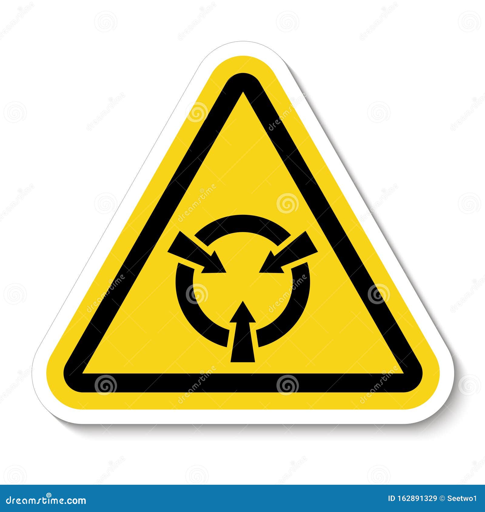 Electrostatic Sensitive Device (ESD) Symbol Sign Isolate on White ...