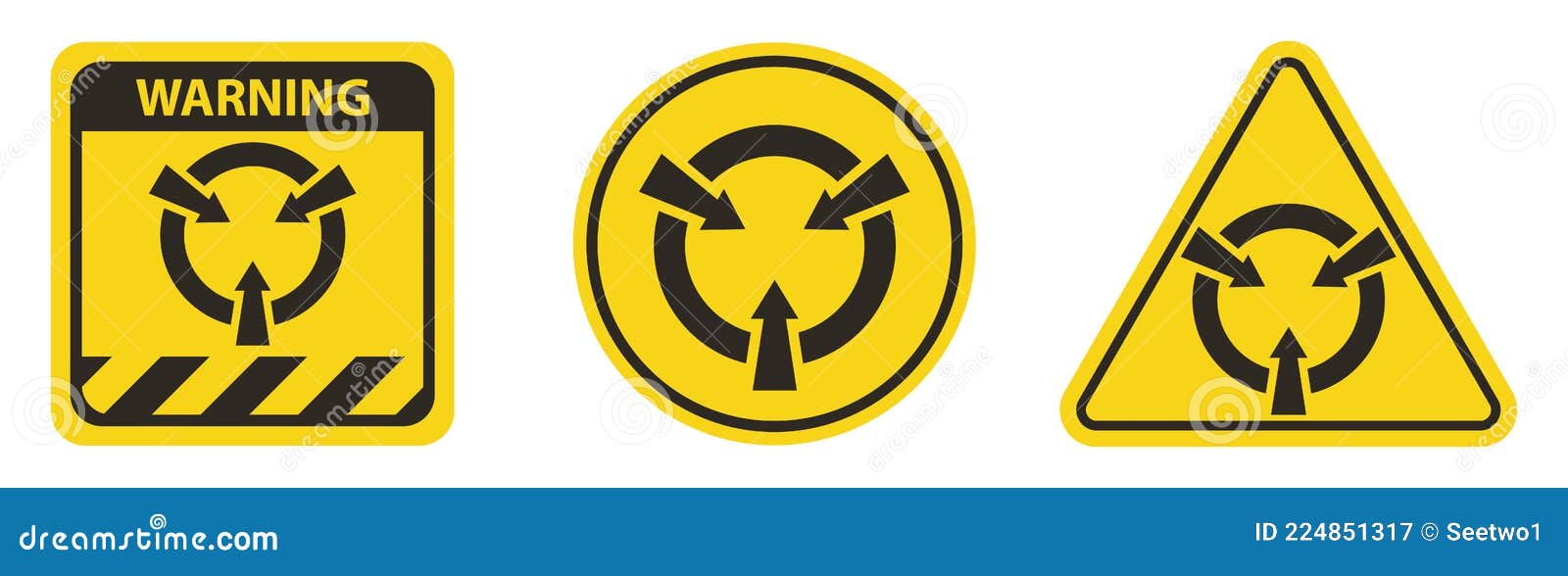 Electrostatic Sensitive Device Symbol Sign Stock Vector - Illustration ...