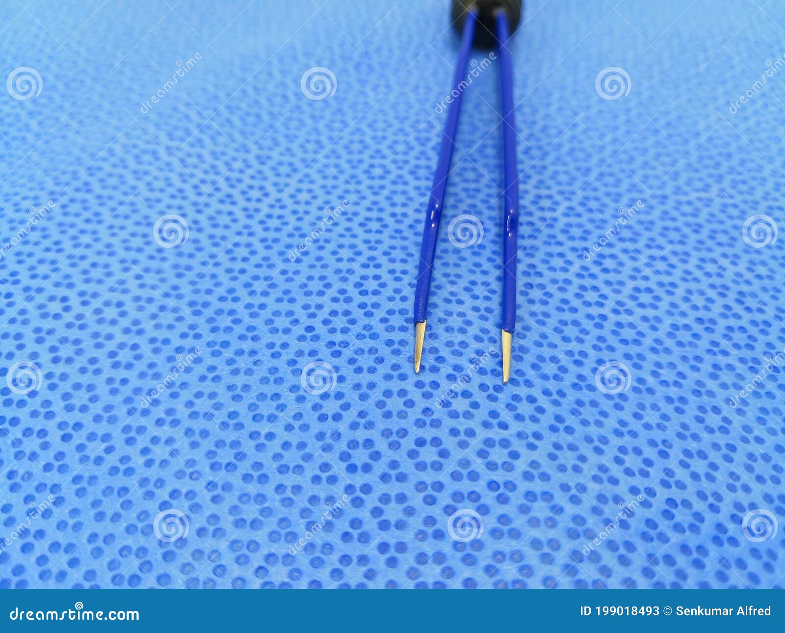 Electrosurgical Instrument Bipolar Forceps Tip Stock Image - Image of ...