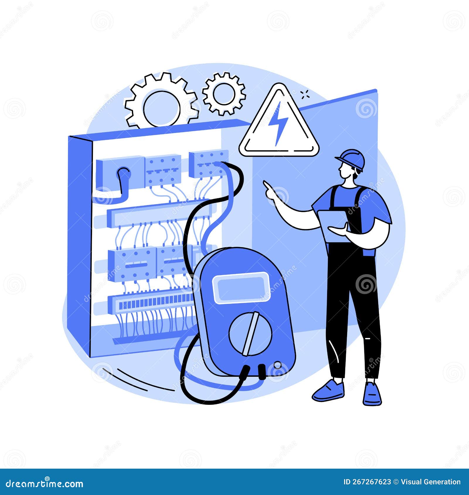 Microelectronics Infographic Chart Design Template Cartoon Vector ...