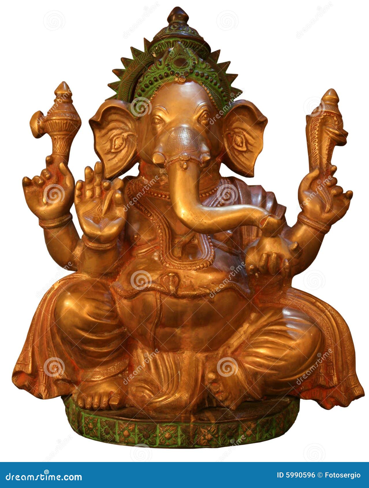 Elefante budista isolado foto de stock. Imagem de buda - 5990596