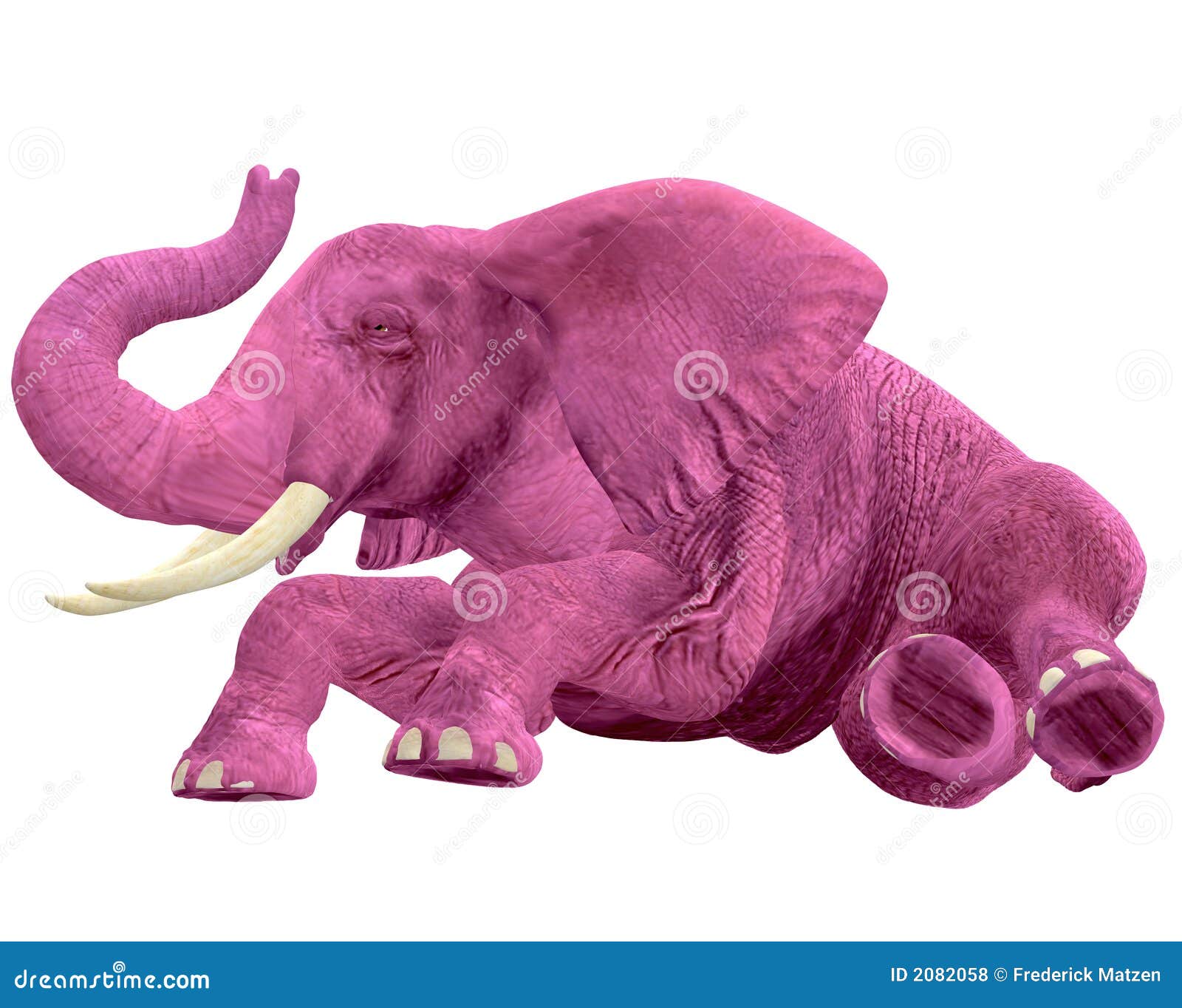 Elefante cor-de-rosa - 06 ilustração stock. Ilustração de inebriado ...