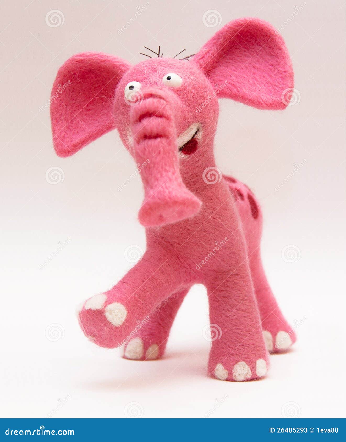 Elefante cor-de-rosa imagem de stock. Imagem de fofofo - 26405293