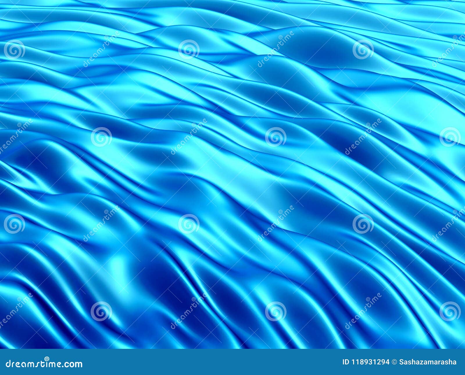 Elegance Blue Wave Stripe Glossy Background Stock Illustration ...