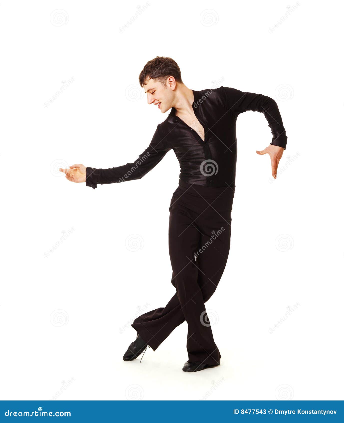 Elegance Dancer in Black Suit Stock Image - Image of party, male: 8477543
