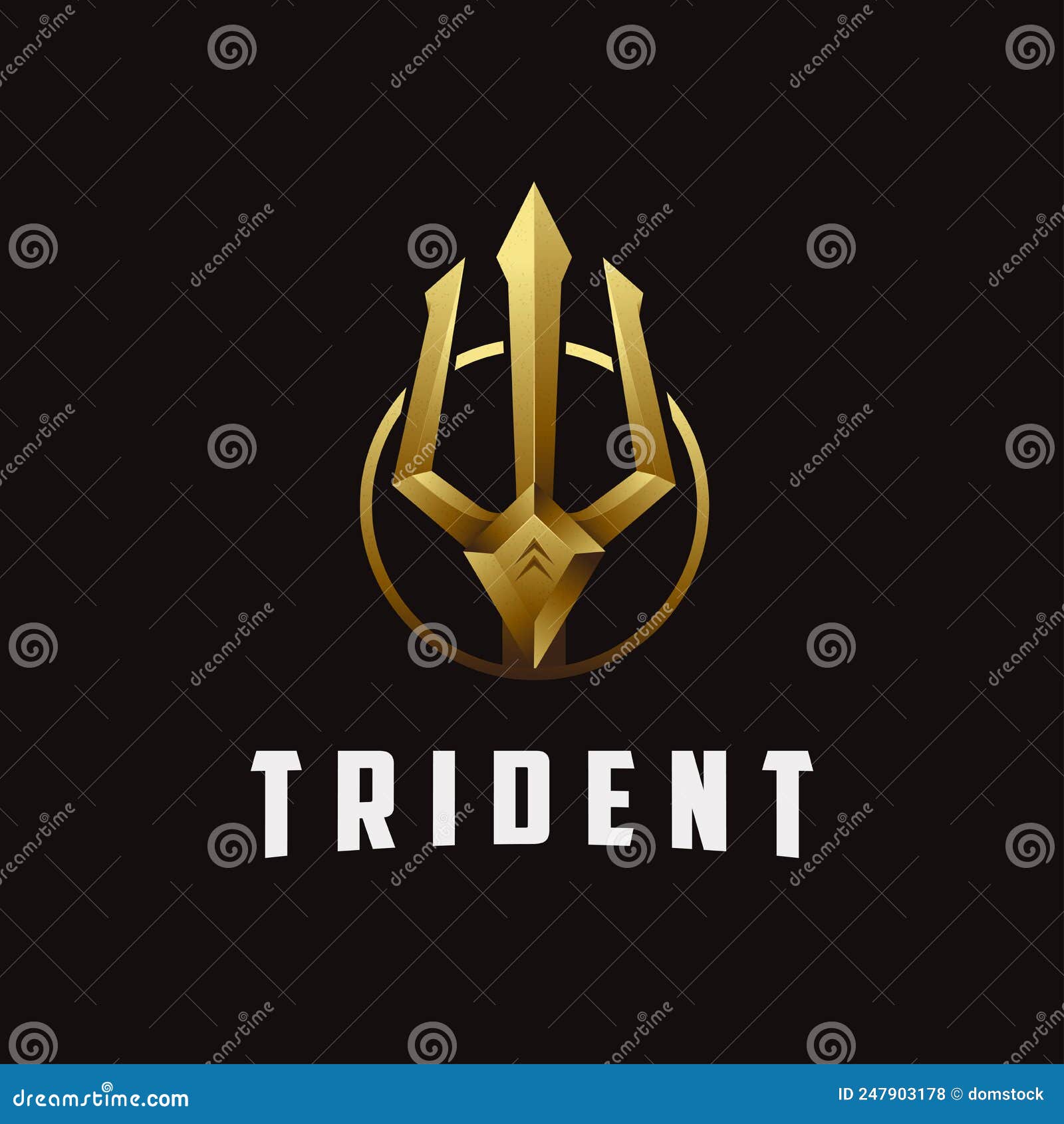 Trident Icon. Trident Neptune Weapon. Poseidon Black Symbol. Royalty ...