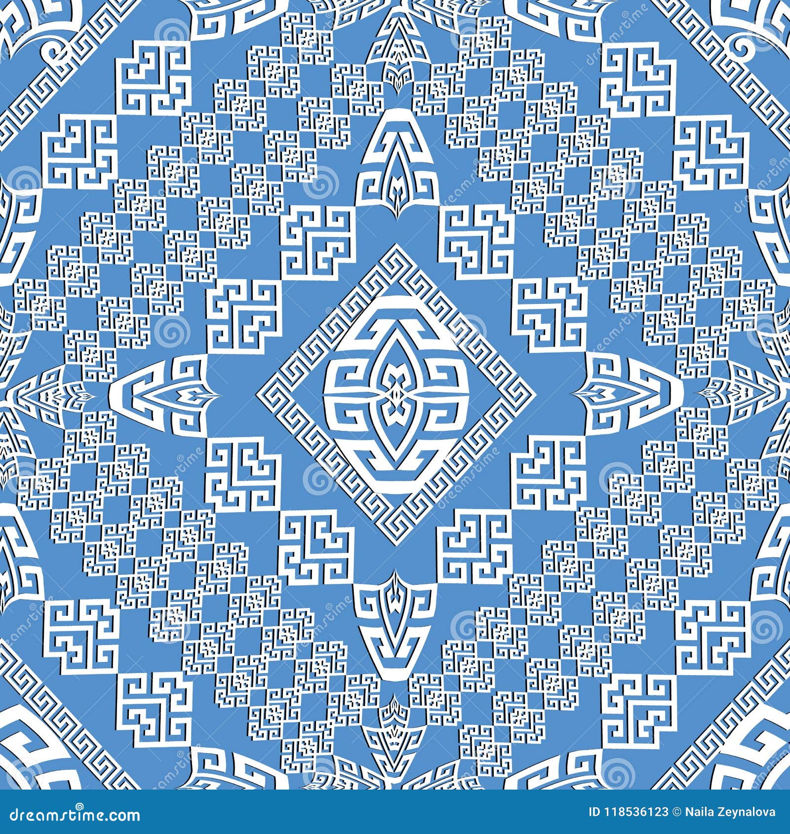 Elegance Light Blue Geometric Greek Seamless Pattern. Stock Vector ... Elegance Light Blue Geometric Greek Seamless Pattern. Stock Vector ...