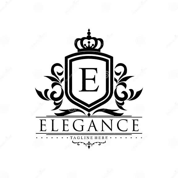 Elegance Logo - Royal Vector Template Stock Illustration - Illustration ...
