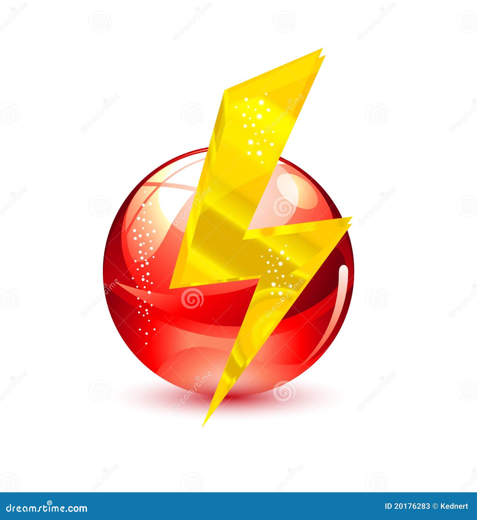 Elegance and Magic Power Symbol Red Color Stock Vector - Illustration ...
