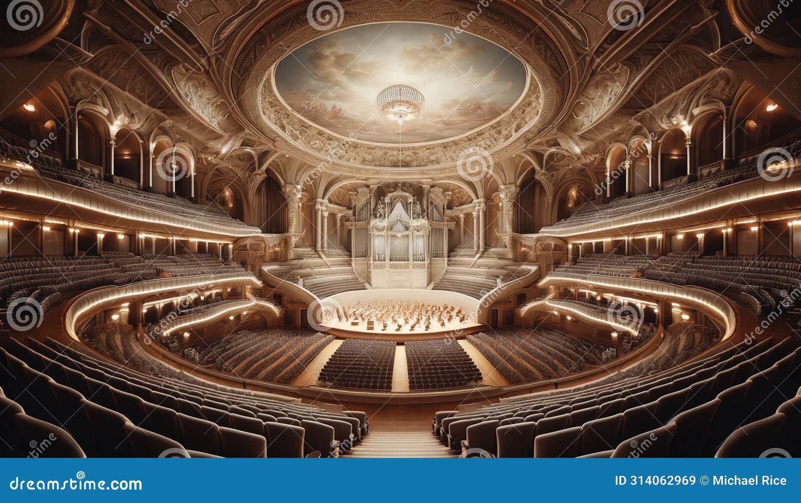 Elegance in Performance: AI Generated Interior View of Spectacular ...