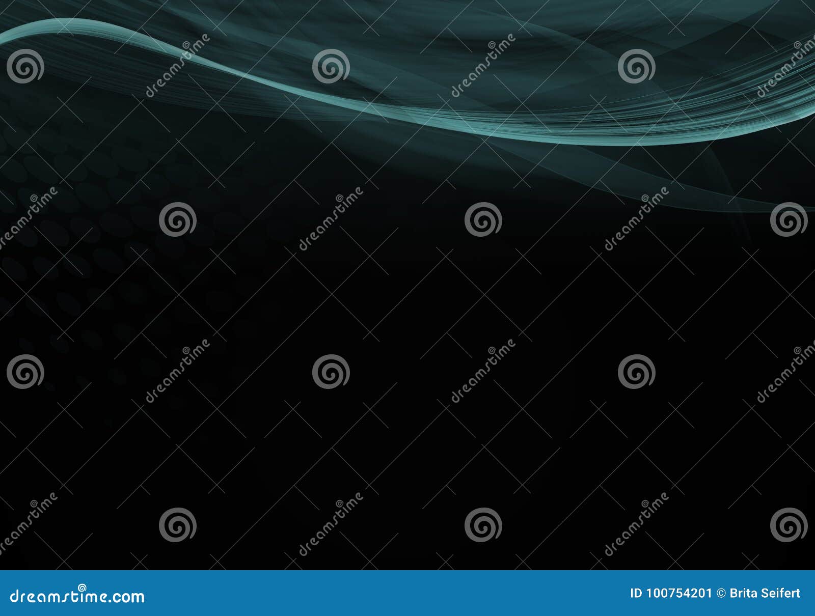 Elegant Abstract Aqua Background Design with Space Stock Illustration ...