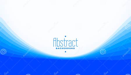 Elegant and Abstract Blue Wave Template for Modern Business Stock ...