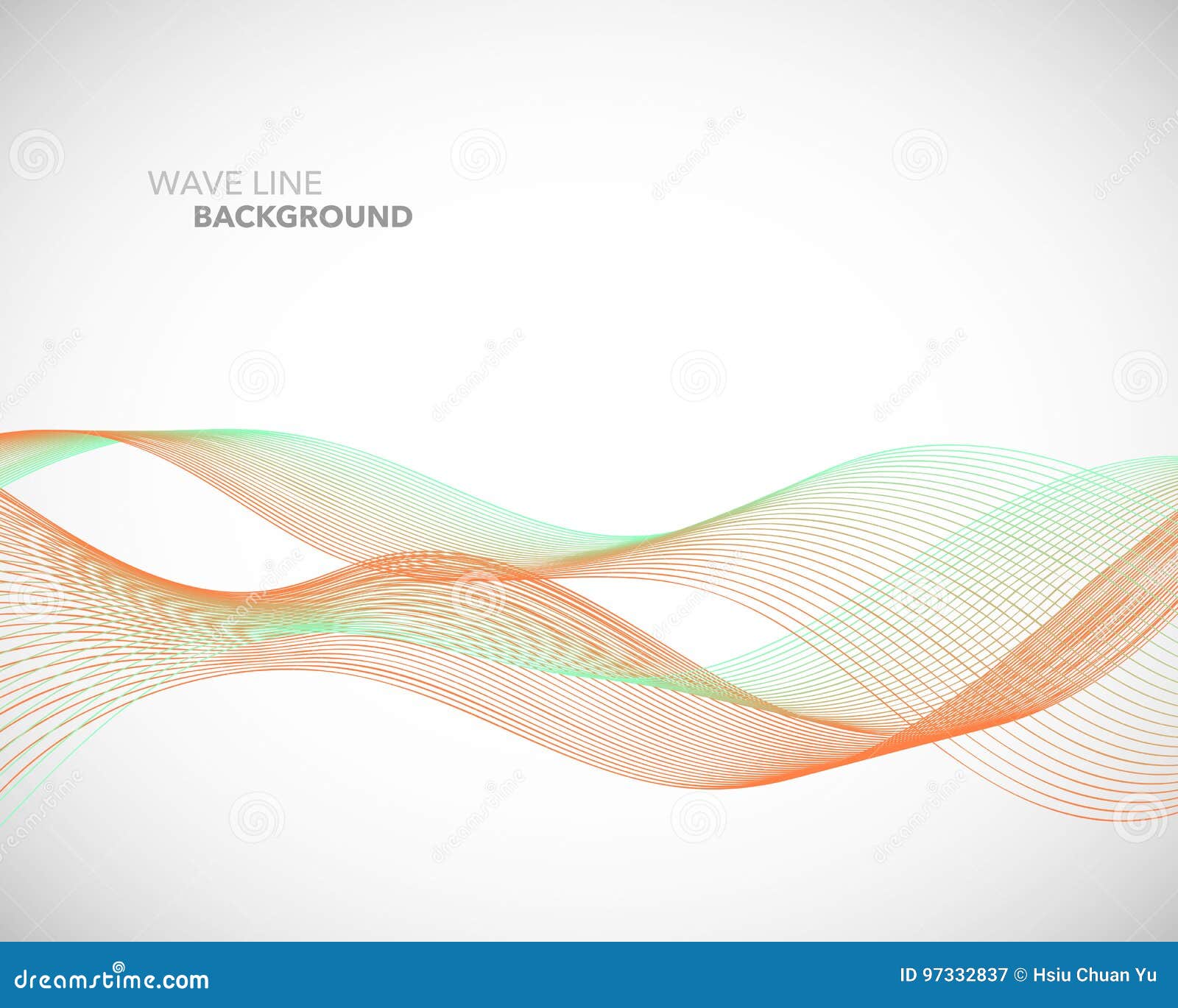 A Elegant Abstract Vector Wave Line Futuristic Style Background ...