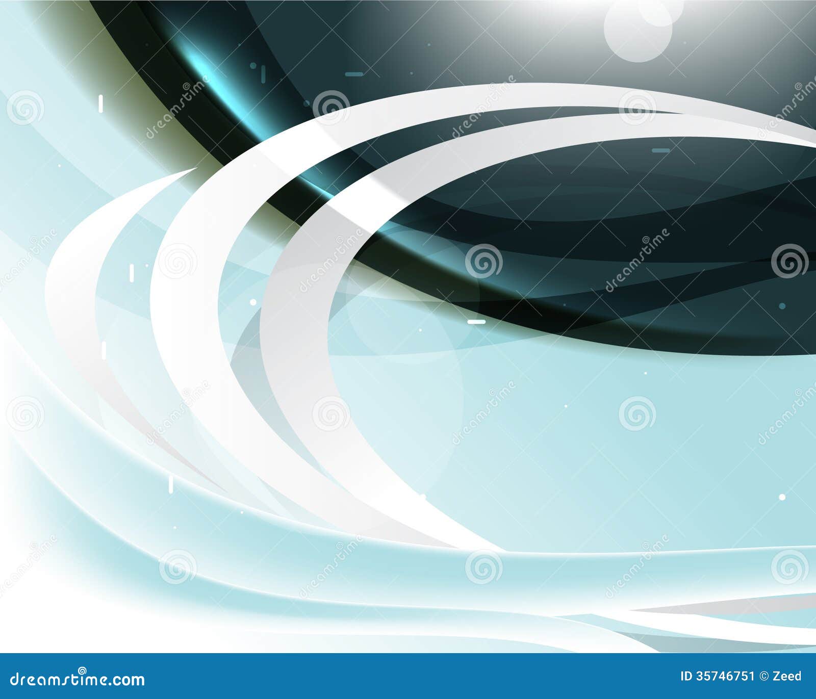 Elegant Abstract Wave Template Background Stock Vector - Illustration ...