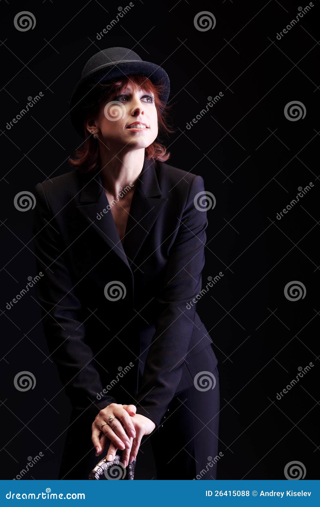 Elegant actress stock photo. Image of retro, costume - 26415088