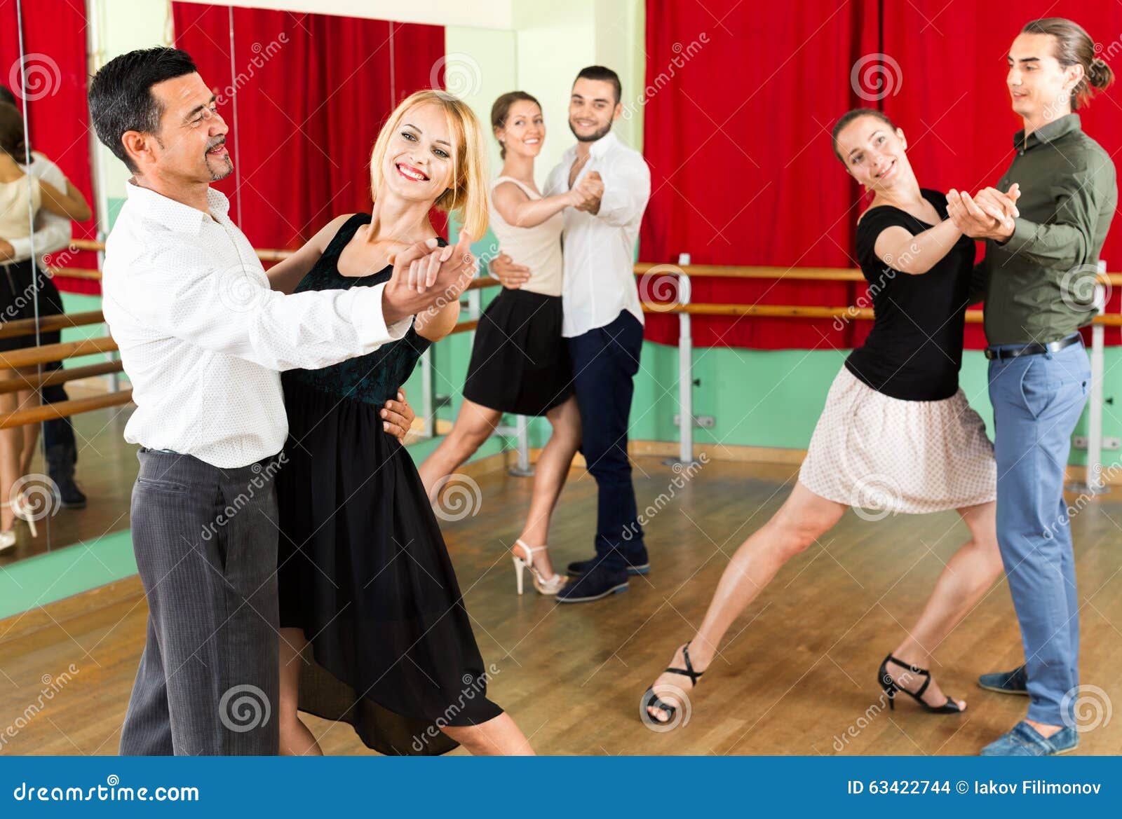 Happy People Ballroom Dancing
