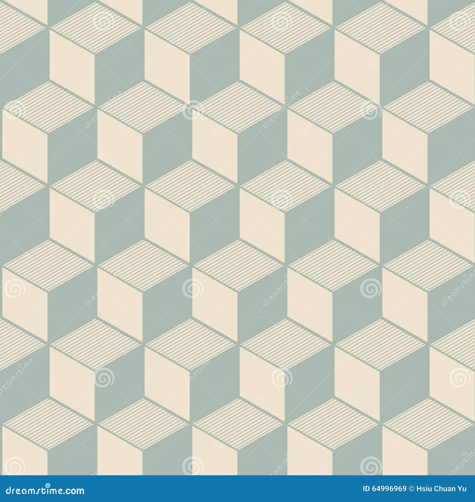 Elegant Antique Background Image of Cubic Line Geometry Pattern. Stock ...