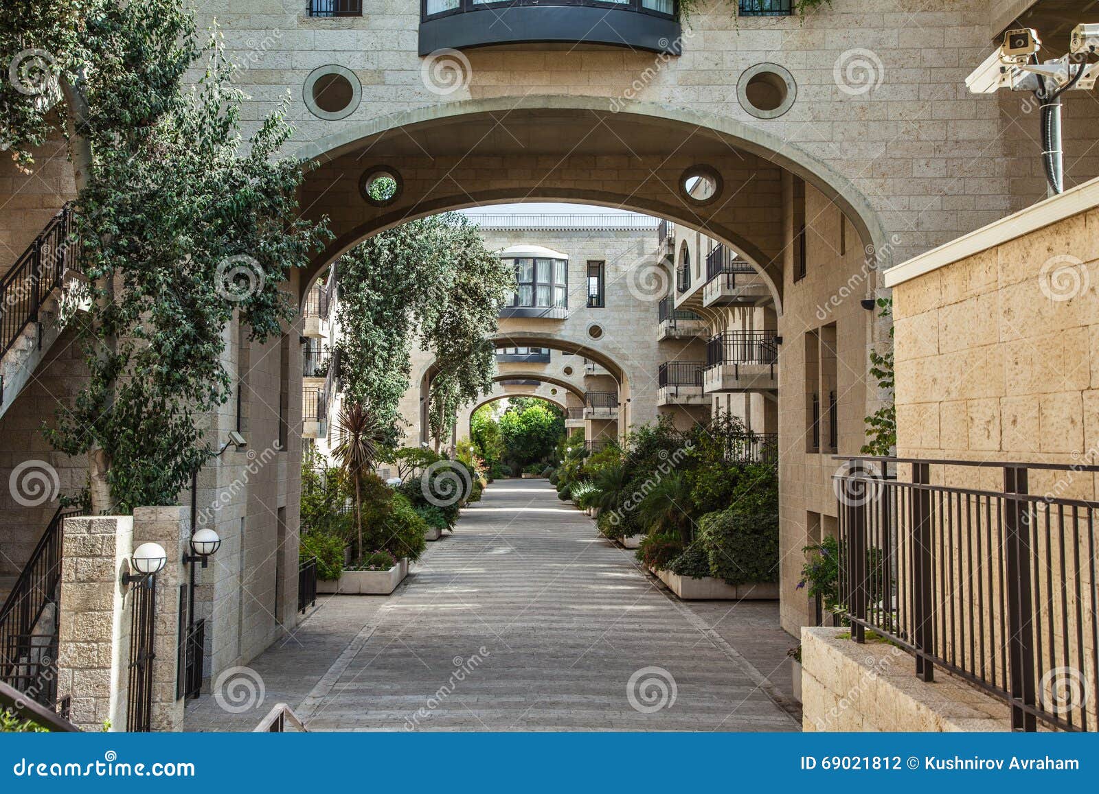Elegant Arched Passageway Buildings Stock Photos - Free & Royalty-Free ...
